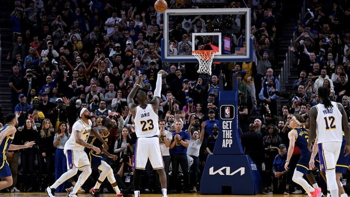 NBA｜湖人1分險勝勇士 占士取3雙罰球絕殺｜體育｜商業電台 881903