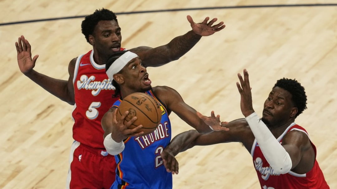 NBA季後賽丨雷霆連贏4場橫掃灰熊 率先晉級西岸四強｜體育｜商業電台 881903