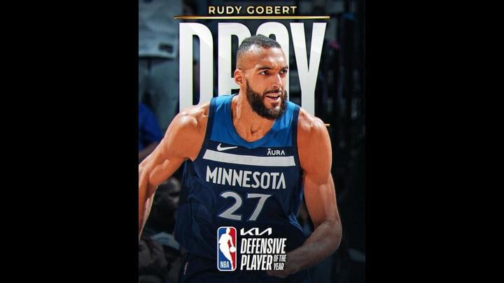 NBA丨木狼中鋒魯迪高拔 當選年度最佳防守球員｜體育｜商業電台 881903