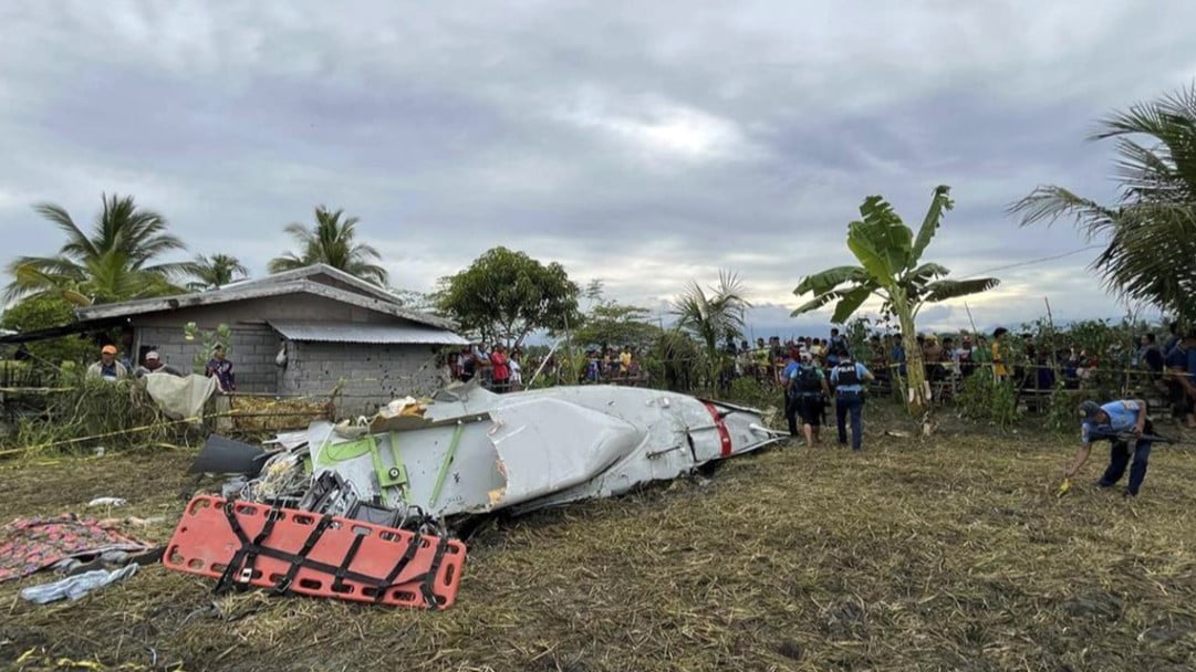 美軍承包飛機菲律賓南部墜稻田 機上4人死｜國際｜商業電台 881903
