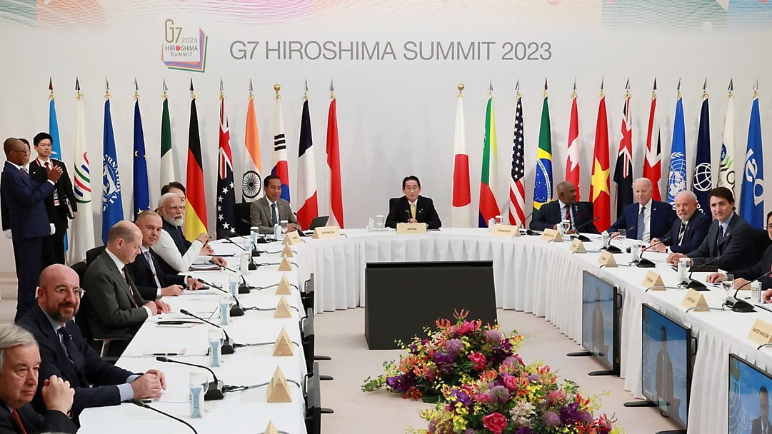 G7峰會丨會後聲明草擬文本：嚴重關切中國海洋活動｜兩岸｜商業電台 881903