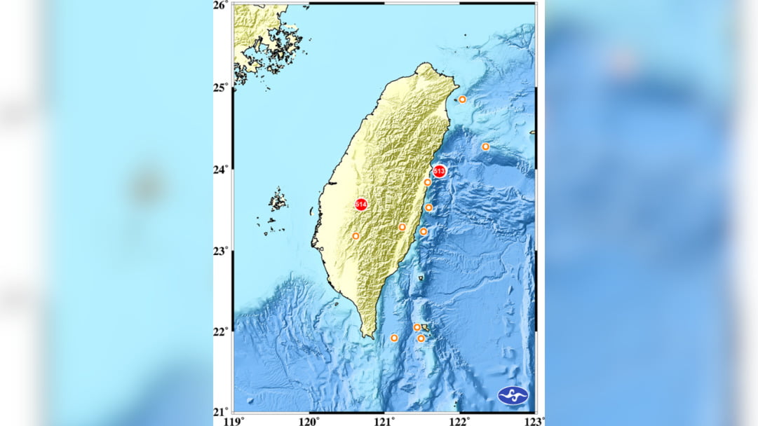 台灣嘉義凌晨5.1級地震 本港有人報告感到震動｜兩岸｜商業電台 881903