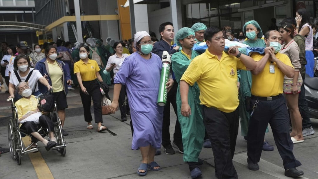 泰國餘震不斷 曼谷多座政府建築物及醫院需疏散｜國際｜商業電台 881903