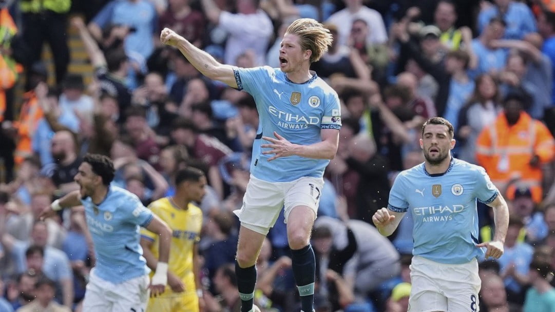 英超MVP丨曼城連追5球挫水晶宮 迪布尼成為今場MVP｜體育｜商業電台 881903