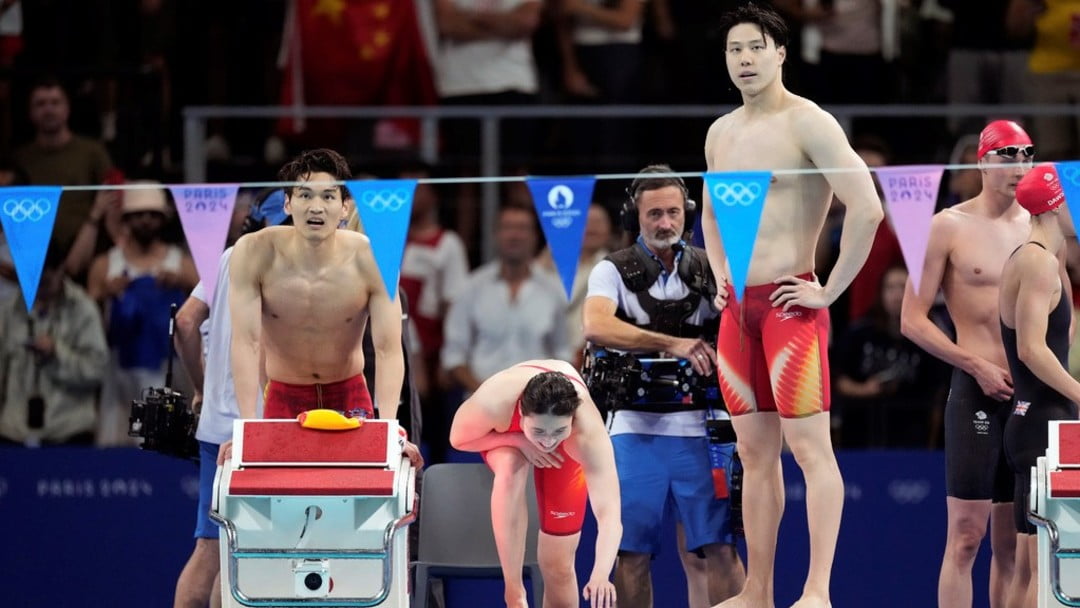 巴黎奧運 | 游泳4x100米混合接力賽國家隊摘銀 成績破亞洲紀錄｜體育｜商業電台 881903