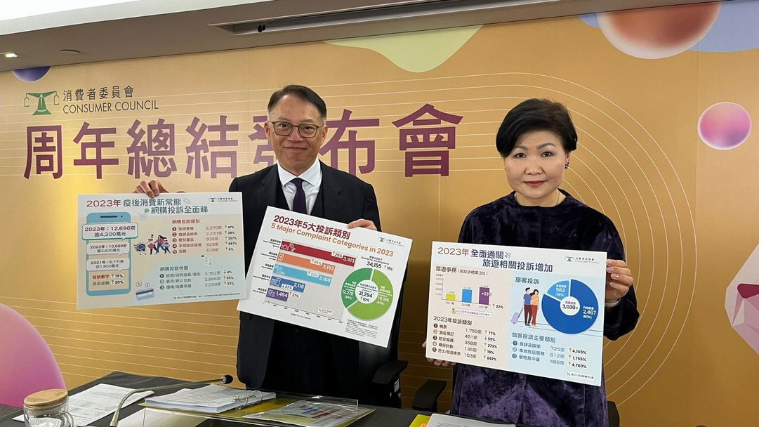 消委會去年接逾3.4萬宗投訴 按年升11%｜本地｜商業電台 881903