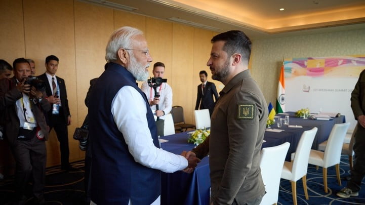 澤連斯基抵廣島後晤多國領導人 明日出席兩場G7會議｜國際｜商業電台 881903