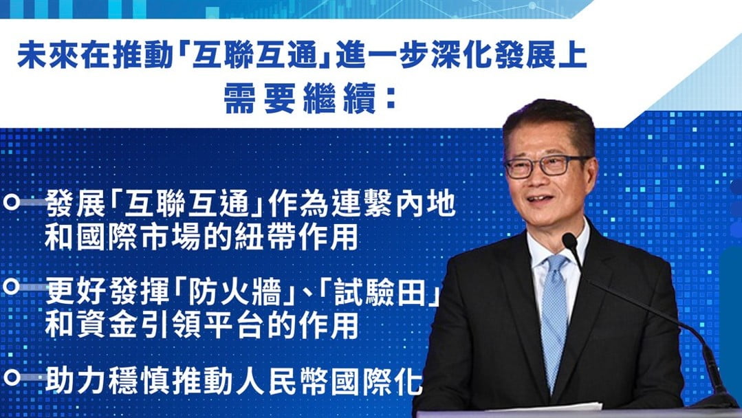 陳茂波：互聯互通令香港獨特角色更見突出｜本地｜商業電台 881903