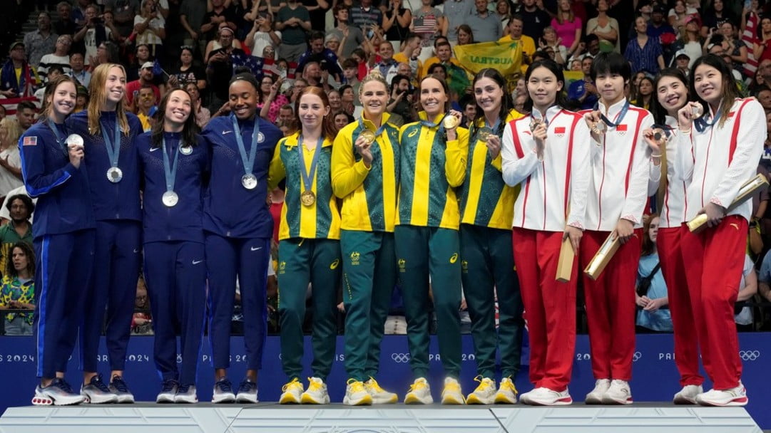 巴黎奧運丨游泳女子4x100米自由泳接力澳洲奪金中國得第三｜體育｜商業電台 881903
