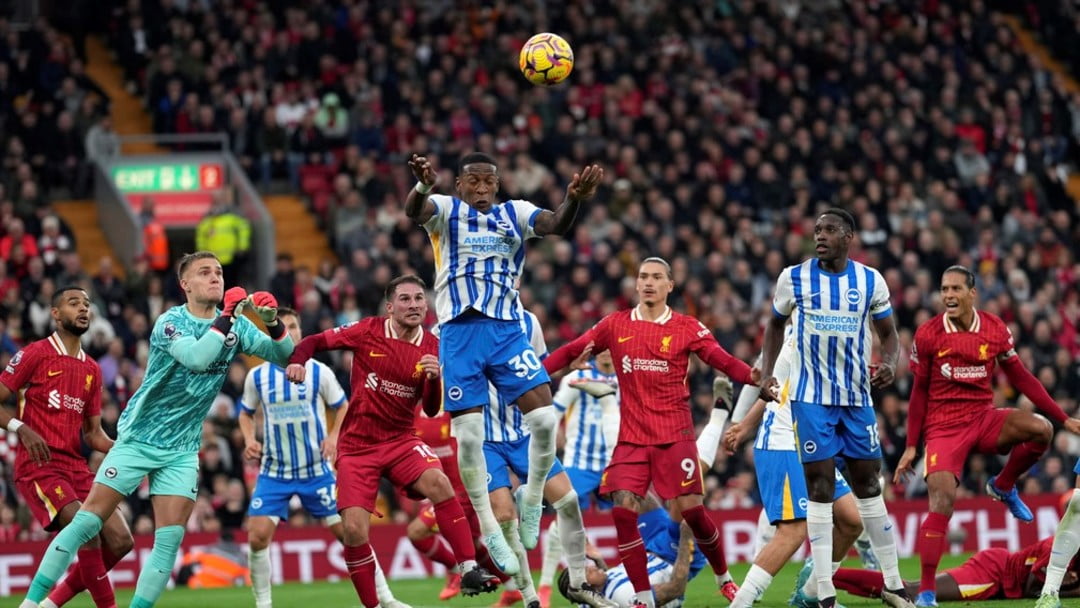 英超｜利物浦主場2:1反勝白禮頓 重登榜首｜體育｜商業電台 881903