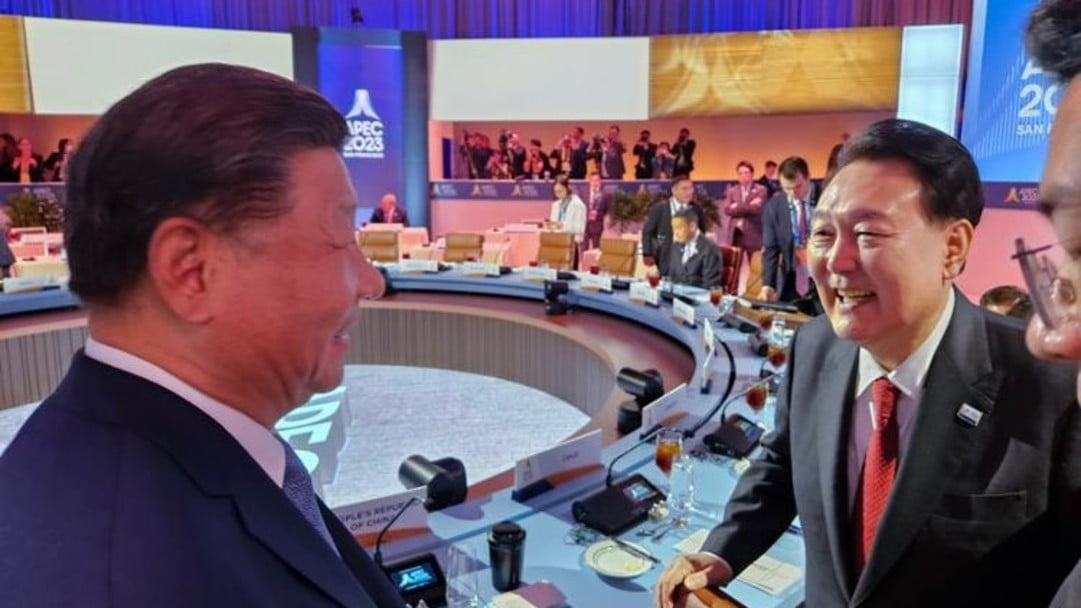 外交部：習近平和尹錫悅在APEC期間進行簡短互動｜兩岸｜商業電台 881903