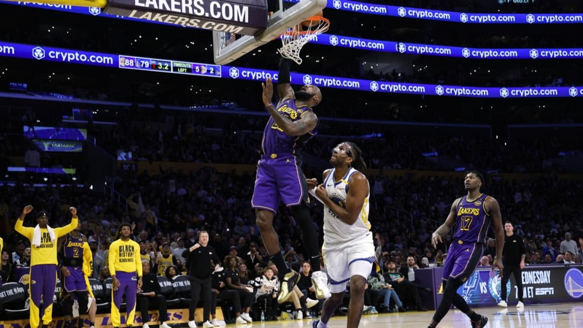 NBA｜湖人挫勇士 勒邦占士取42分｜體育｜商業電台 881903