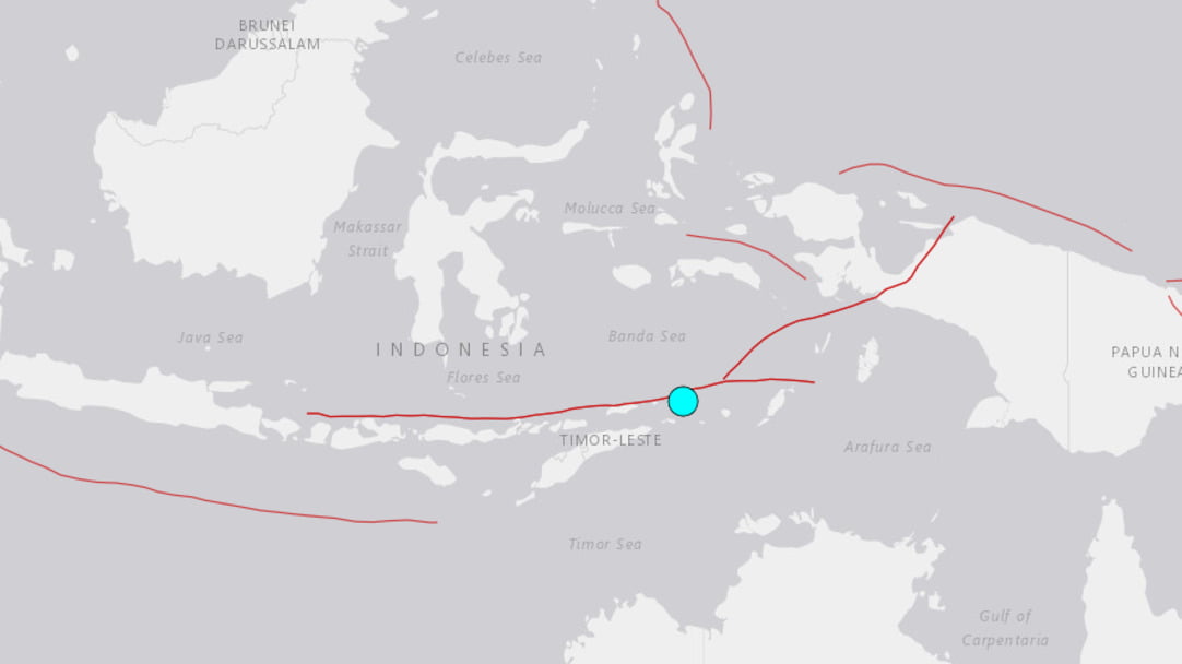 印尼東部海域6.2級地震 未有發出海嘯警報｜國際｜商業電台 881903