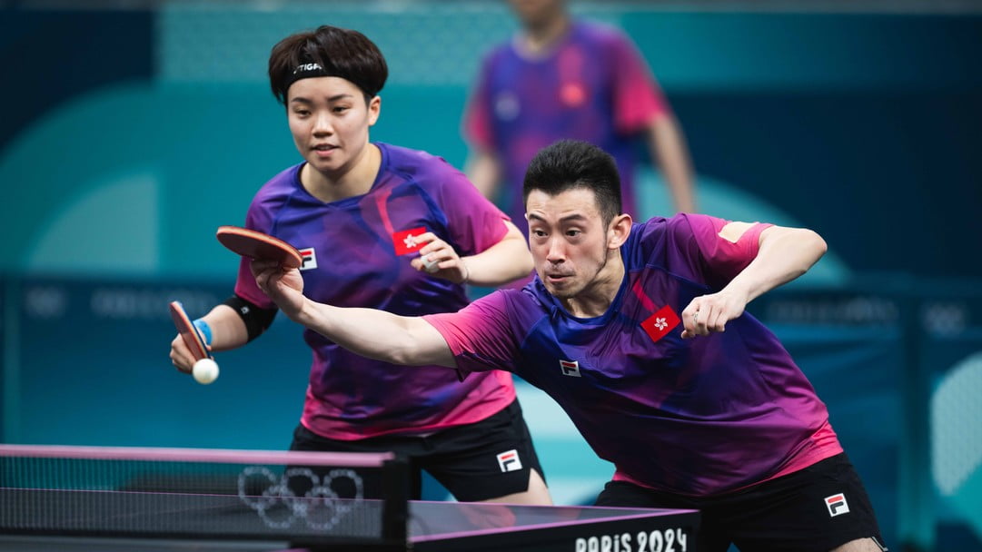 巴黎奧運 | 乒乓球混雙港隊首戰奏凱晉級8強｜本地｜商業電台 881903